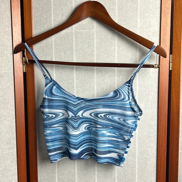 Elodie | Tops | Elodie Marble Crop Top | Poshmark